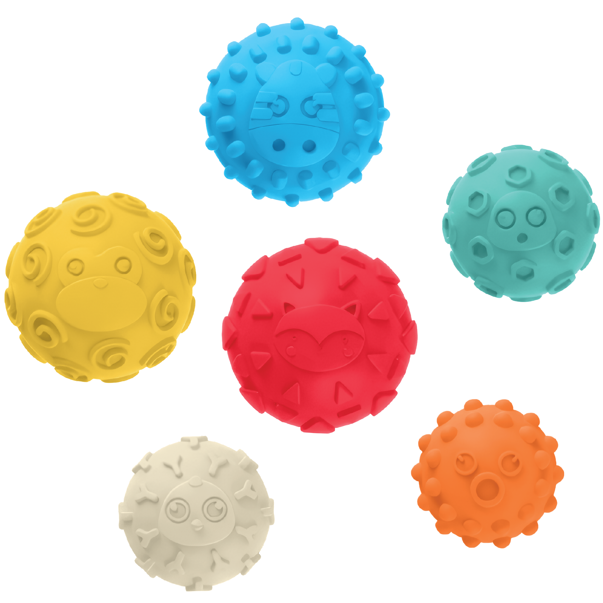 Sensory Texture Balls: 6-Piece Set – Lulyboo